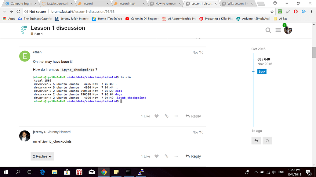 Wiki Lesson 1 Part 1 2018 Deep Learning Course Forums