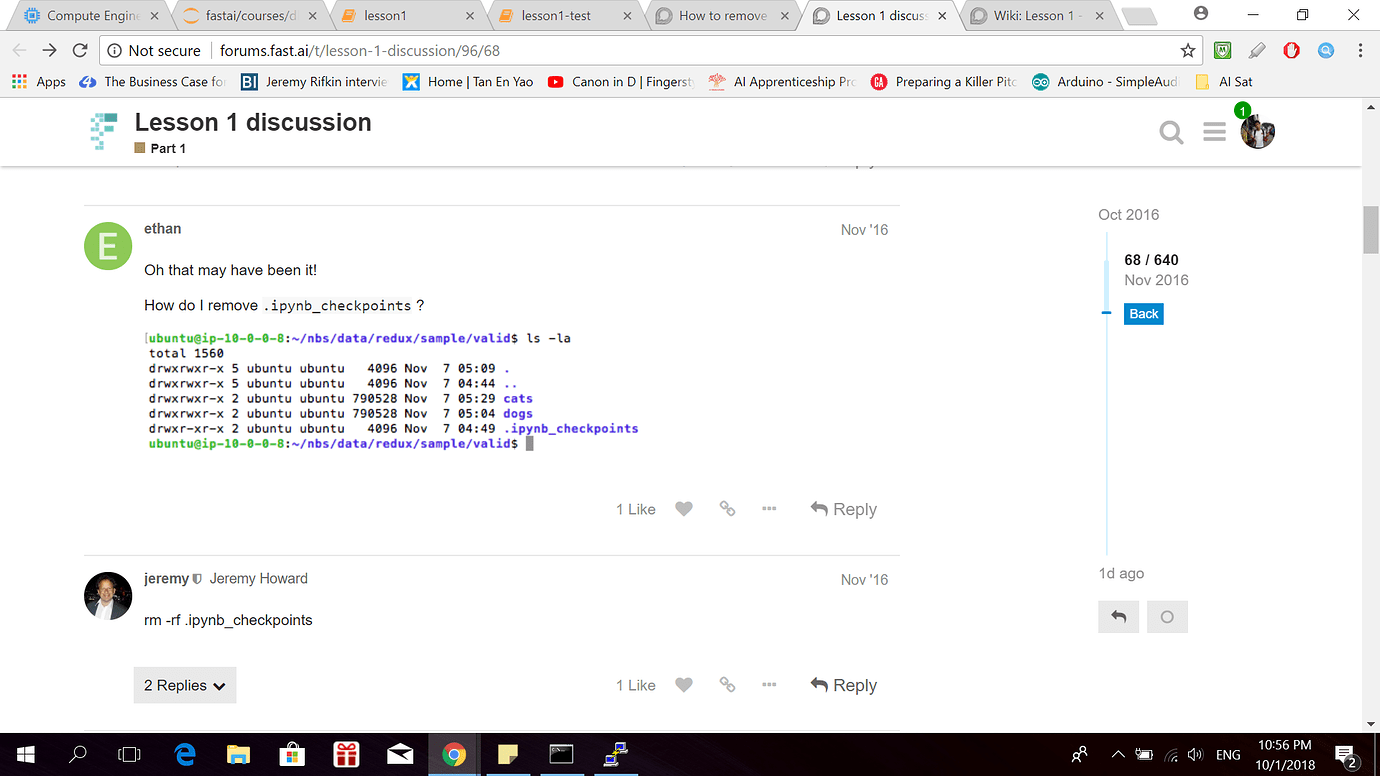 Wiki Lesson 1 Part 1 2018 Deep Learning Course Forums
