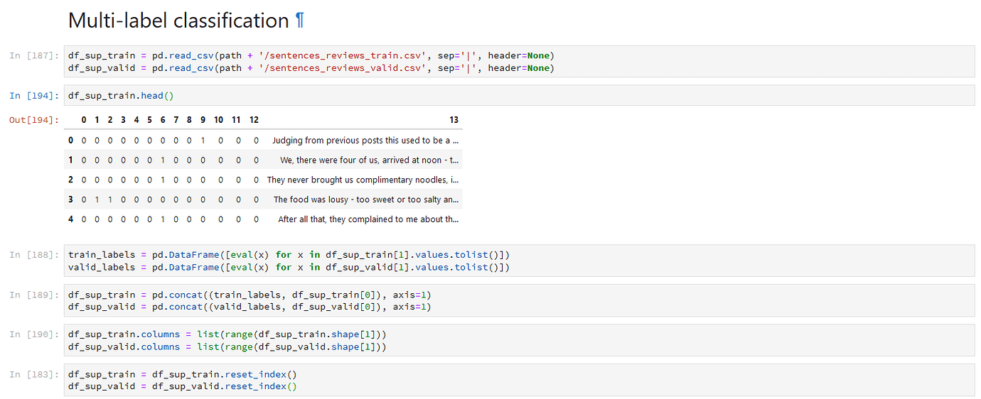 TextClasDataBunch + Multi labels - fastai - fast.ai Course Forums