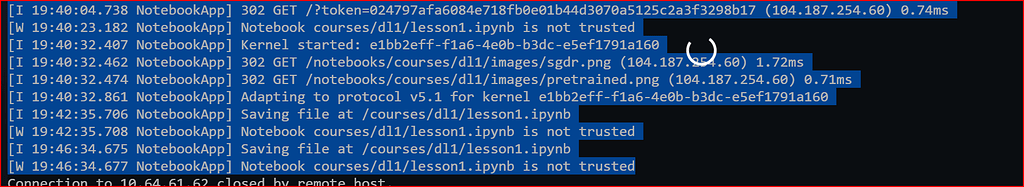 Notebook courses/dl1/lesson1.ipynb is not trusted - Beginner (2018) - fast.ai Course Forums