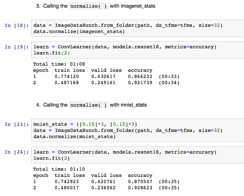 Normalize for pretrained=False resnet - Advanced (Part 1 v3) - fast.ai ...