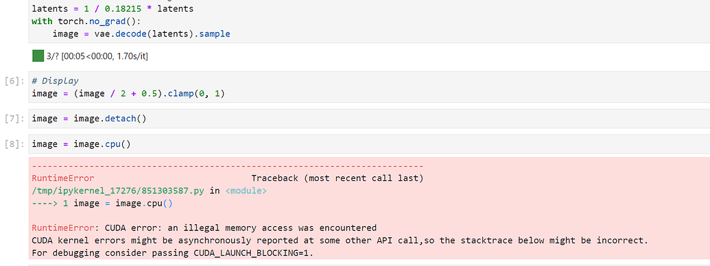 Lesson 9A: RuntimeError: CUDA error: - Part 2 2022/23 - fast.ai Course Forums