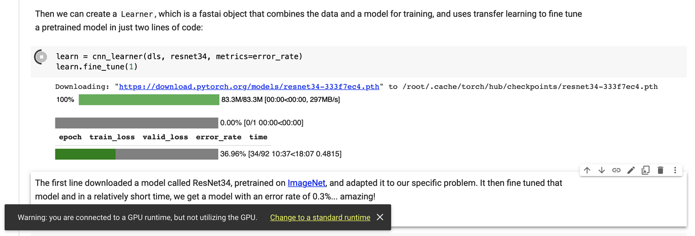 Google Colab GPU not working - Part 1 (2020) - fast.ai Course Forums