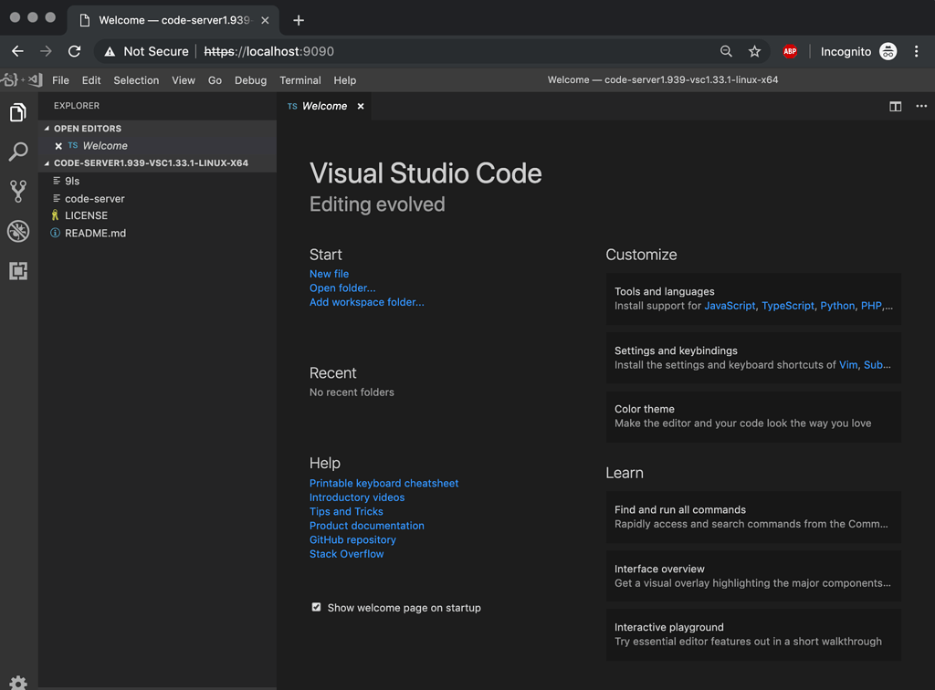 VS Code On Remote Server Using Https coder Fastai Fast ai