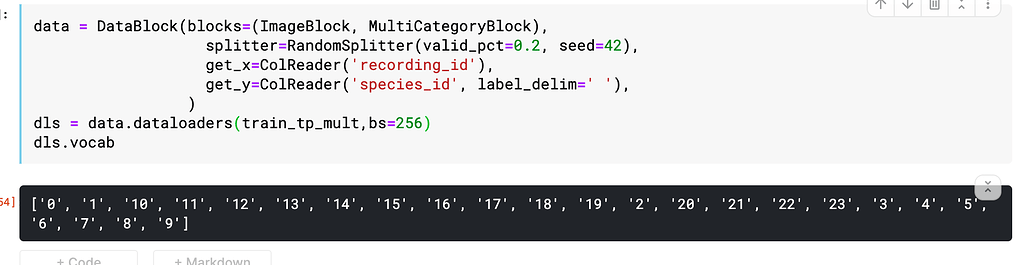 How to set custom vocab for MultiCategoryBlock - Deep Learning - fast.ai Course Forums