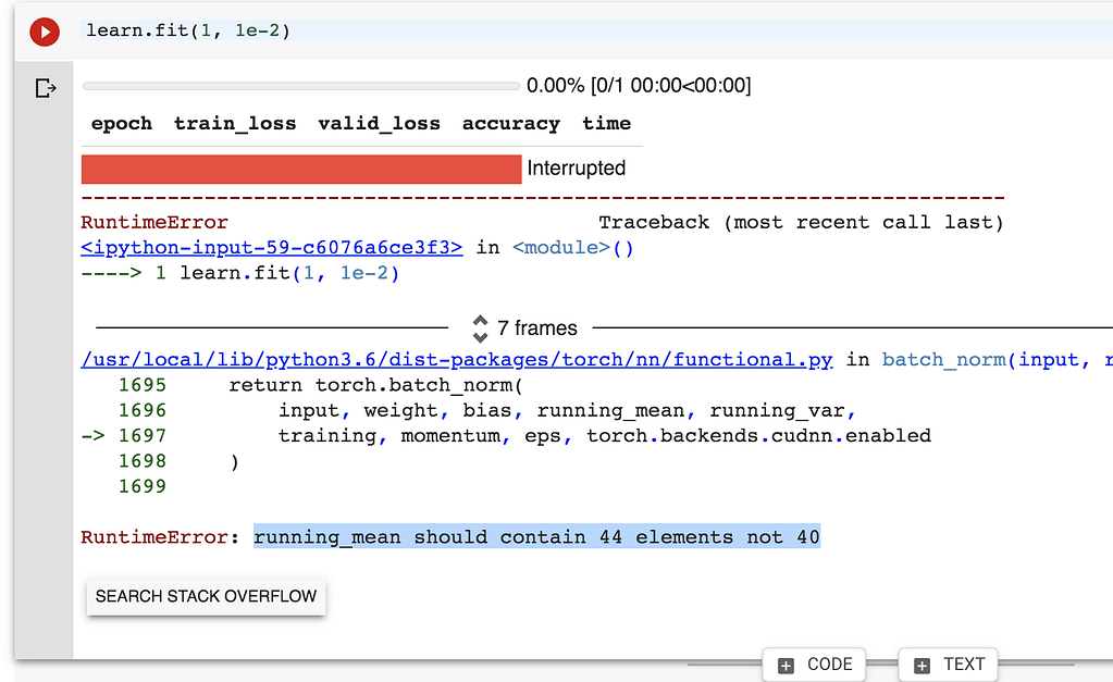Tabular Issue running_mean issue - Part 1 (2019) - fast.ai Course Forums