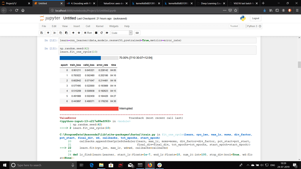 ValueError: axes don't match array - UTC+5 India - fast.ai Course Forums ValueError: axes don't match array - UTC+5 India - fast.ai Course Forums