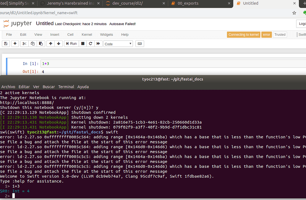 Jeremy's Harebrained install guide - SwiftAI - fast.ai Course Forums