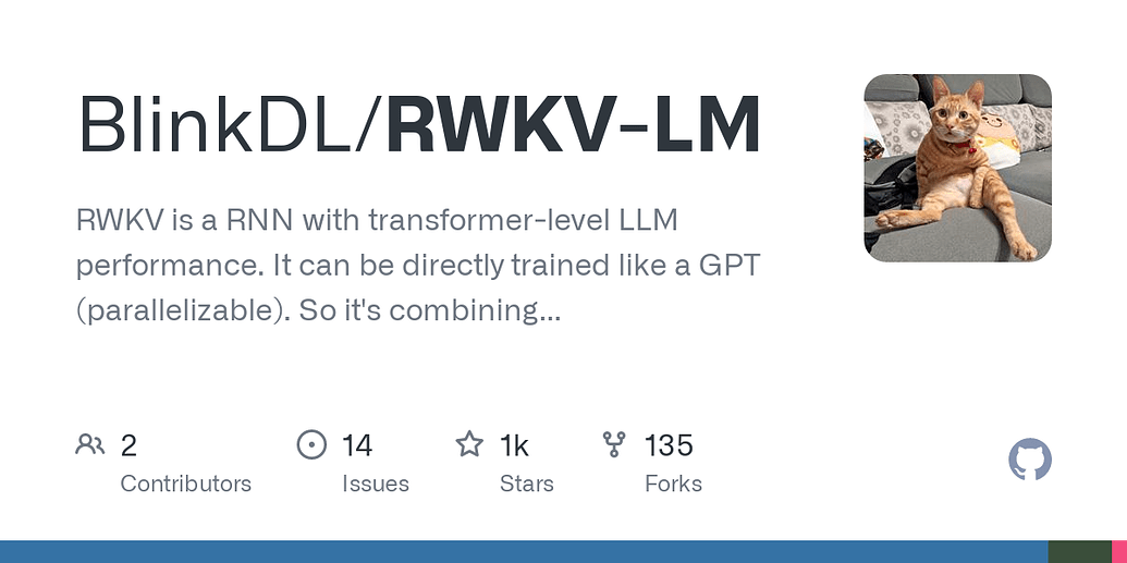 RWKV, the Generative LM that could help RNNs make a comeback! - Deep Learning - fast.ai Course ...