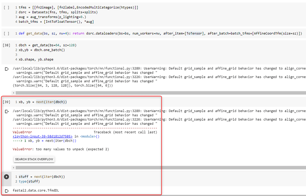 Mid-level API: cannot iterate over Dataloaders created on top of Datasets - fastai dev - fast.ai ...