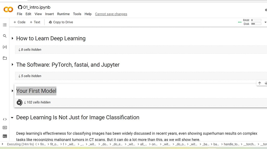Google colab of chapter 1 - Beginner (2018) - fast.ai Course Forums