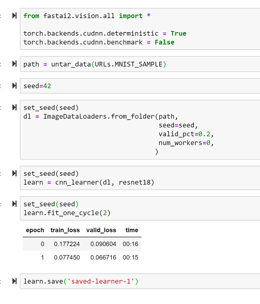 Identical Loaded Model - Not Reproducible - Part 1 (2020) - fast.ai Course Forums