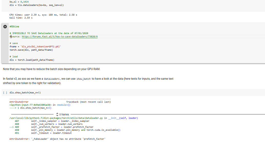 How to save Dataloaders? - Part 1 (2020) - fast.ai Course Forums