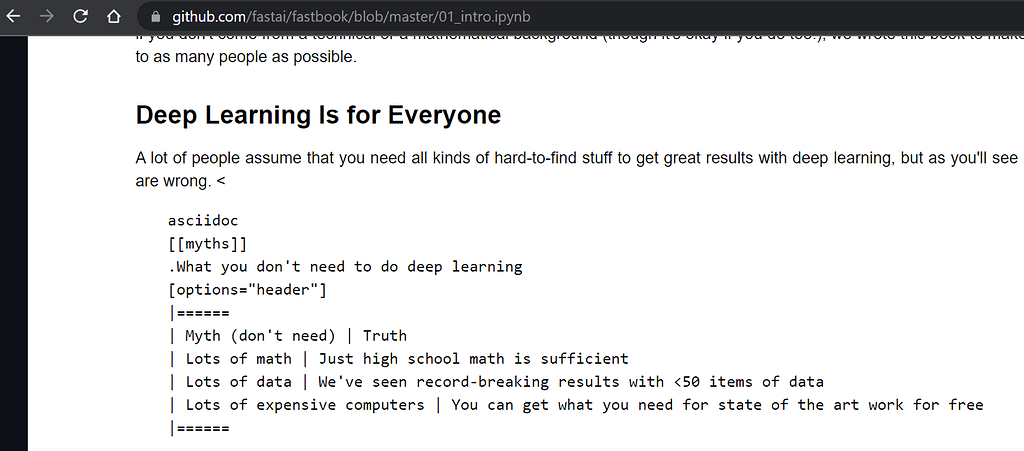 Markdown cell formatting tables - Part 1 (2020) - fast.ai Course Forums