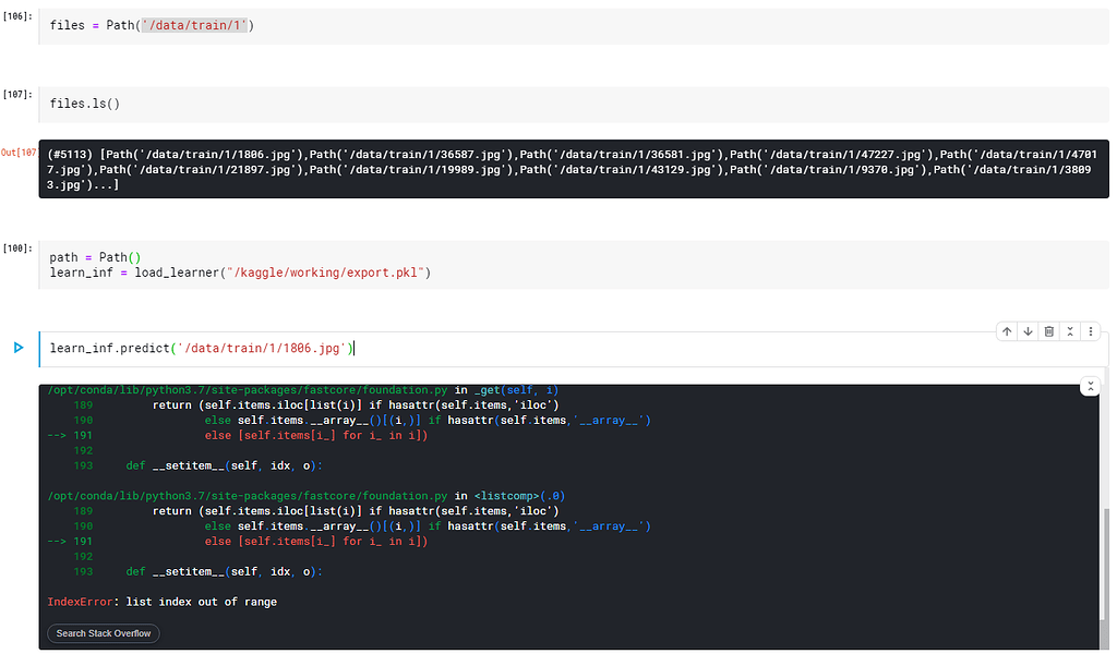 How to use Learner.predict (list index out of range) - fastai - fast.ai Course Forums