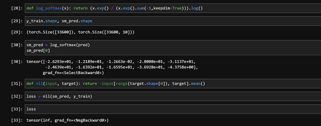 Lesson 9 NLL loss problem - Part 2 (2019) - fast.ai Course Forums