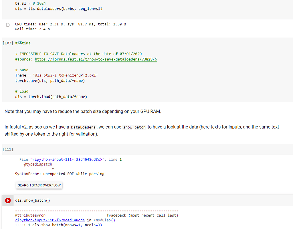 Dataloaders are not working in Fastai - fastai - fast.ai Course Forums