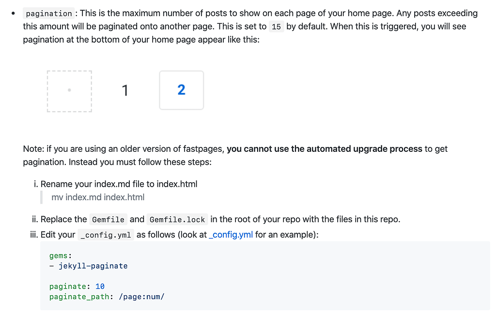 [fastpages] New Features in fastpages: Pagination, Hidden Posts, Customize Styling & Syntax ...