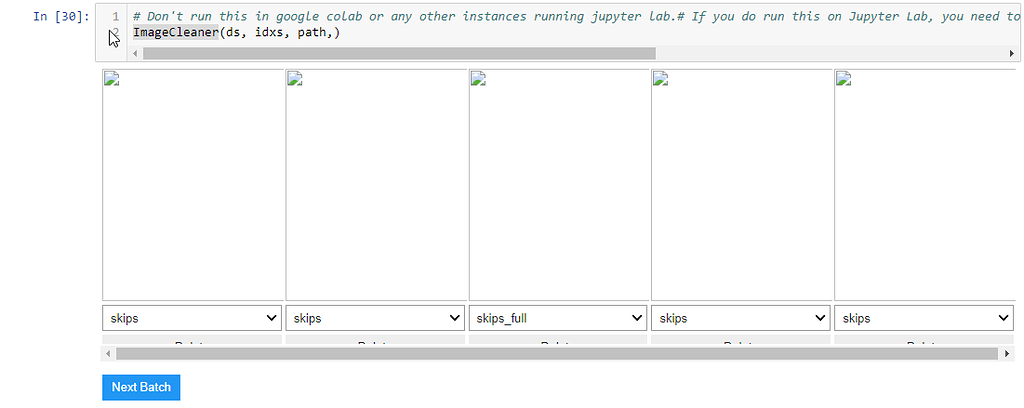 Image Cleaner in gradient not displaying images or the buttons - Part 1 (2019) - fast.ai Course ...