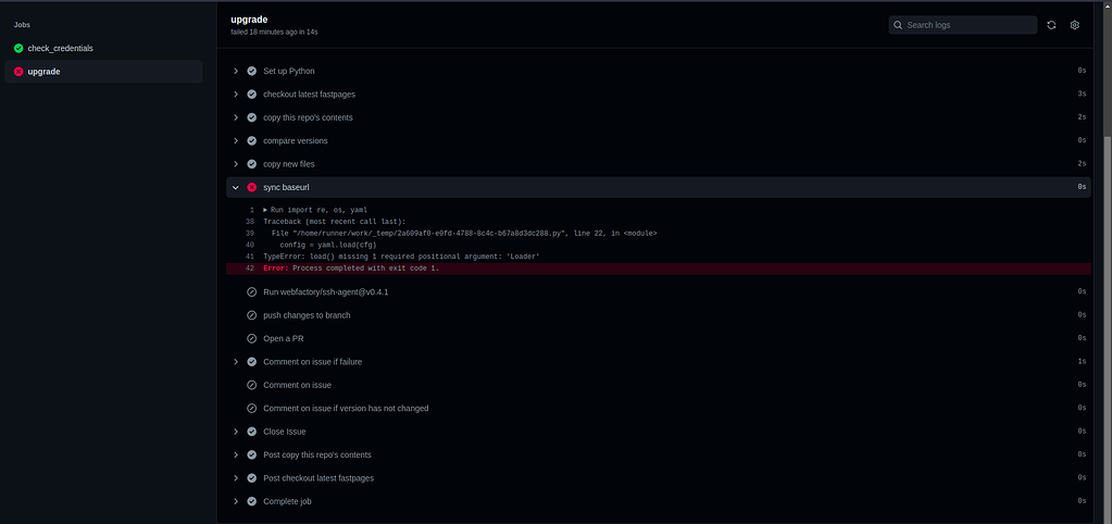 Unable to upgrade fastpages - nbdev - fast.ai Course Forums