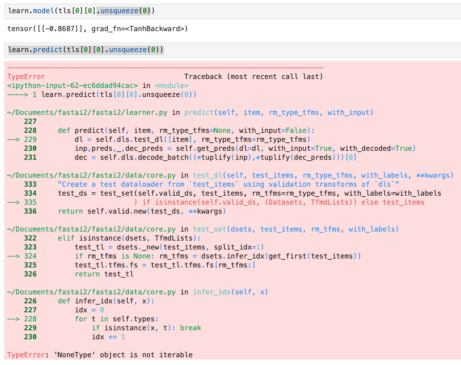 Does Learnpredict Need Something Different To The Model In Its Forward Pass Fastai Dev