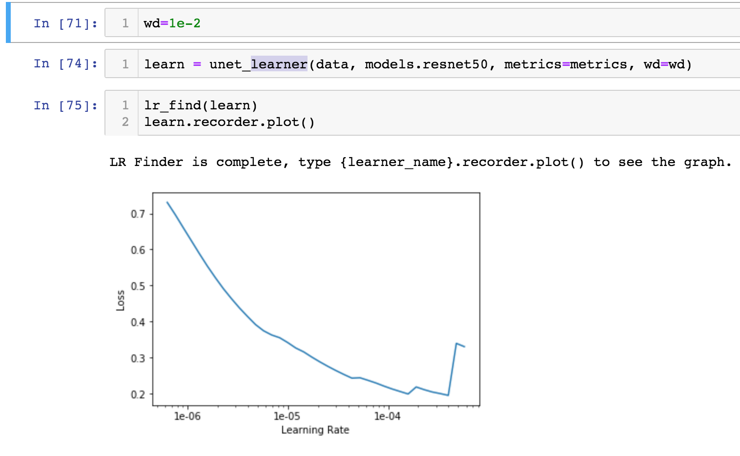 Strange Results from LR Finder - fastai - fast.ai Course Forums