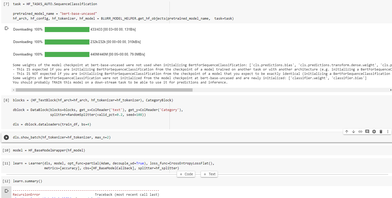 Update to blurr library (huggingface-fastai integration for developers) - fastai dev - Deep ...