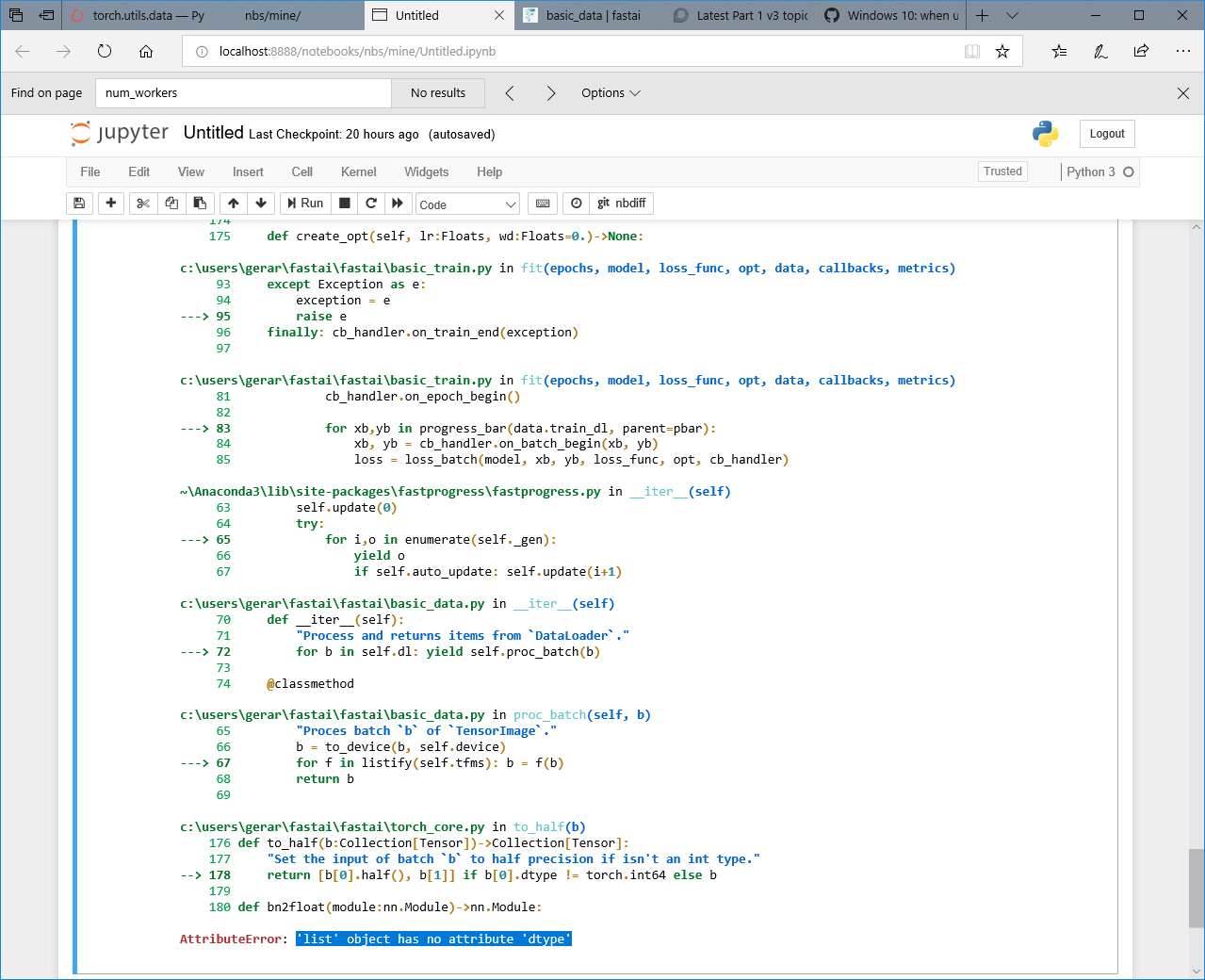 Windows 10 List Object Has No Attribute Dtype When Learnfitonecycle Part 1 2019